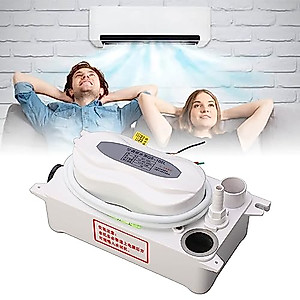 Condensate Pump 6.6ft Lift, 110V Drain Pump 0.6L Water Tank, 5W Automatic Pump for Commercial Ice Makers with 2m Lift