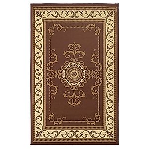 Superior Kensington Area Rug, 3' x 5', Toffee