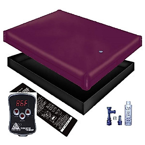 INNOMAX Free Flow WATERBED Mattress/Liner/Digital Heater/Fill Drain/Conditioner KIT (California King 72x84 1FFGT1)