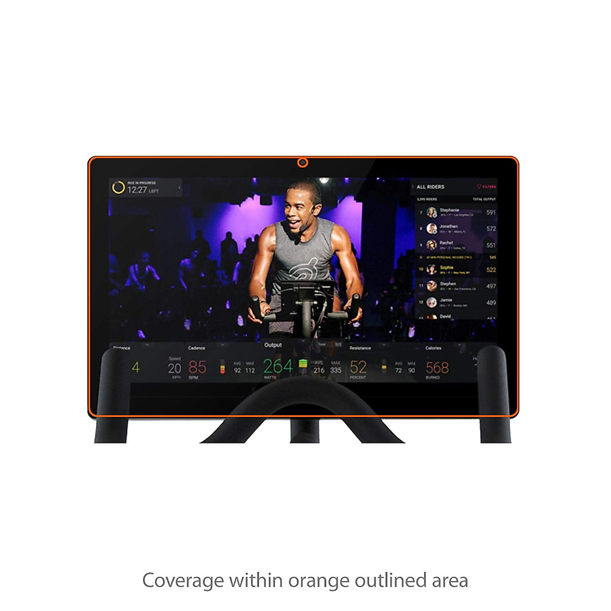 BoxWave Screen Protector Compatible with Peloton Bike - ClearTouch Anti-Glare (2-Pack), Anti-Fingerprint Matte Film Skin for Peloton Bike