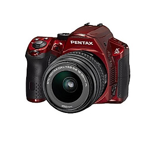 Pentax K-30 Weather-Sealed 16 MP CMOS Digital SLR with 18-55mm Lens (Red)