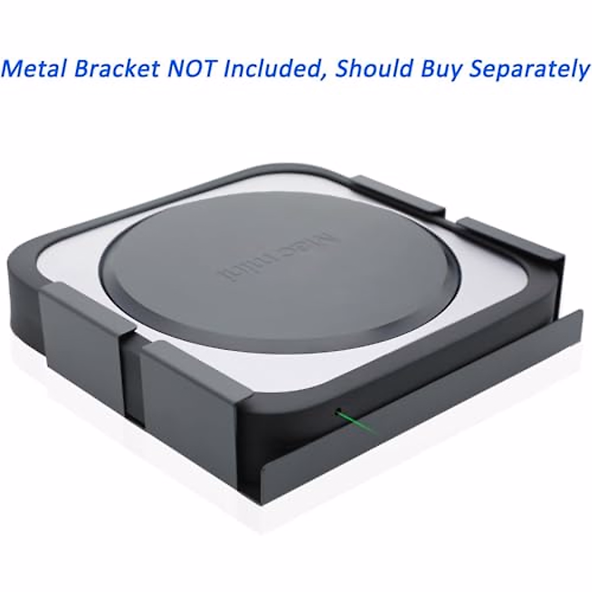 Mini Mount Protection Cover- Soft Silicone Cover for Mac Mini 2010-2023,M1,M2,M2 Pro Scratch Free in Metal Mount Holder(Silicone Coverage)