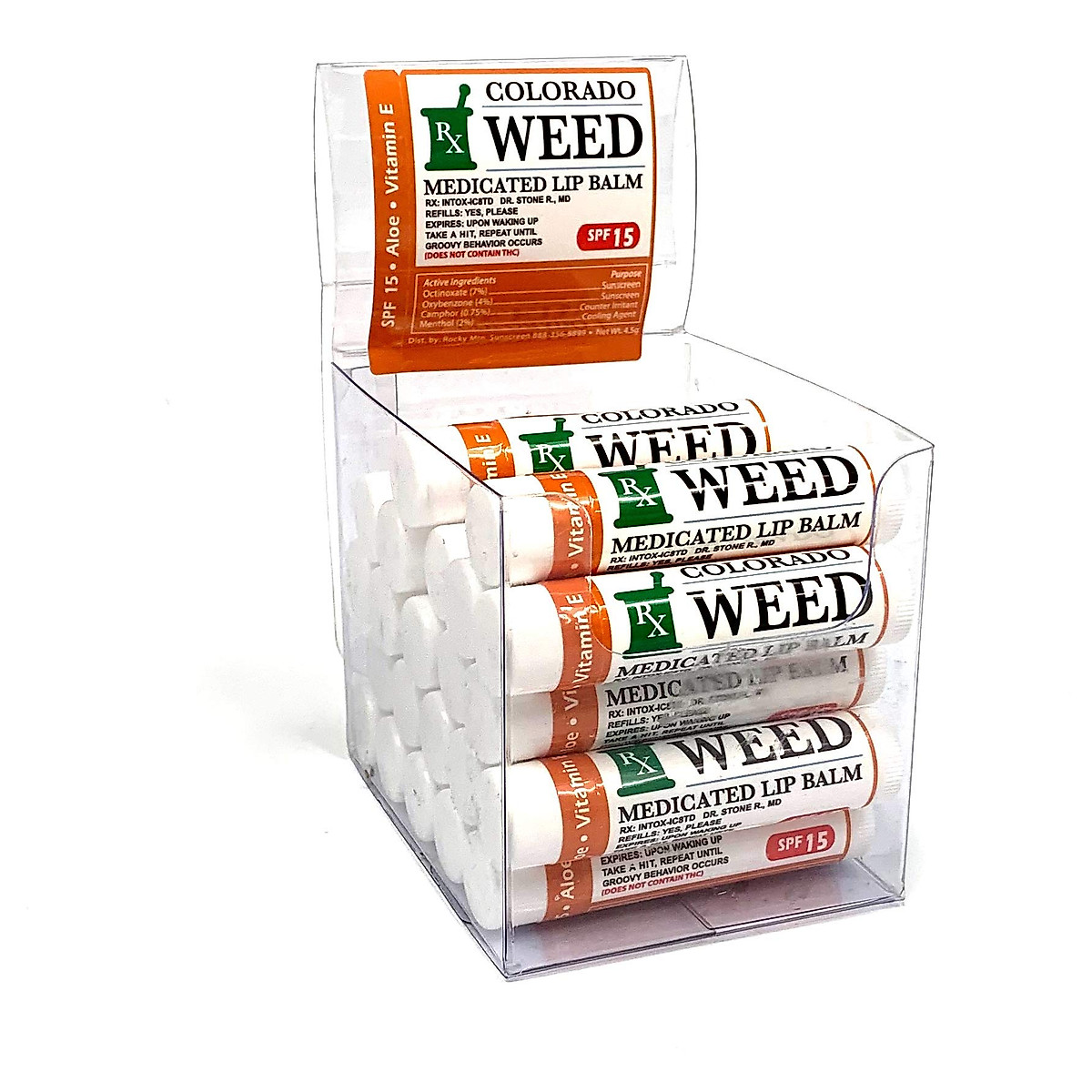 Colorado Weed Prescription SPF15 Lip Balm