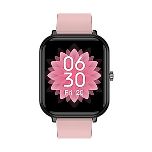 CRTORRS 2022 Men Women Smart Watch, Fitness Tracker Smartwatch, 5 ATM Water Resistant, Heart Rate, Blood Pressure, Sleep Monitor, Bluetooth Sport Band for iPhone Android Phone (Pink)