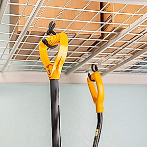 Nite Ize Gear Tie Bendable S-Hook, Flexible S-Hook Hanger for Garage, Closet, Kitchen and Plants, Black