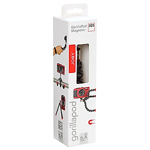 Joby GorillaPod Magnetic 325 Flexible Mini-Tripod, with A Bonus ZAYKiR Phone Adapter