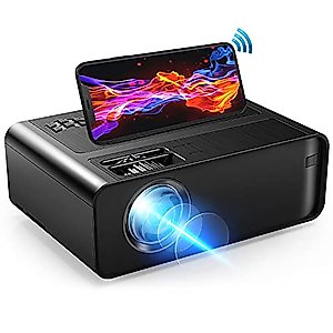 Mini Projector for iPhone, Xinteprid WiFi Movie Projector 2023 Upgrade 9500L with Synchronize Smartphone Screen, Portable Video Projector 1080P HD Supported 200" Compatible with Android/iOS/HDMI/USB