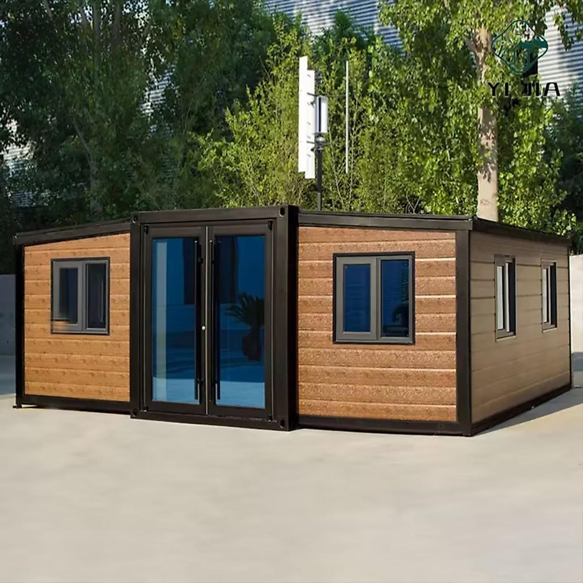 Custom Light Expandable Folding Container House Office Prefabricated Living Folding Container Apartment