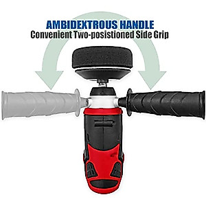 ACDelco G12 Series 12V Cordless 3" Mini Polisher Tool Set with 2 Li-ion Batteries, Charger, and Accessory Kit, ARS1212