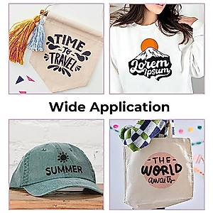 xTool Black HTV Vinyl Roll Heat Transfer Vinyl - 12" x 10ft Black Iron On Vinyl for Cricut Cameo & xTool M1, Easy to Cut, Ultra-Stretchable PU Matte Black HTV Vinyl for T-Shirts, DIY Clothes, Bag