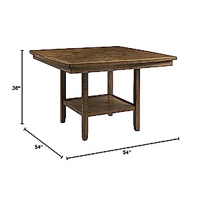 Lexicon Baronscourt Counter Height Dining Table, Light Oak