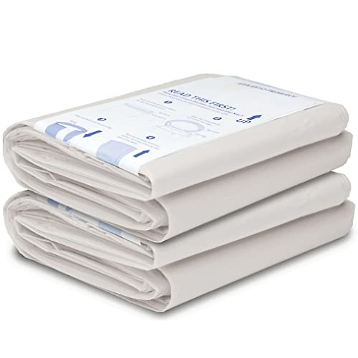 Dekor Classic Diaper Pail Refills | 2 Count | Most Economical Refill System | Quick & Easy to Replace | No Preset Bag Size – Use Only What You Need | Exclusive End-of-Liner Marking | Baby Powder Scent