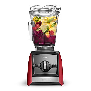 Vitamix A2500 Ascent Series Smart Blender, Professional-Grade, 64 oz. Low-Profile Container, Red