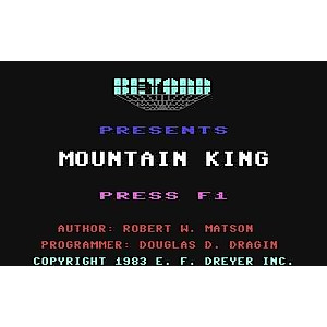 Mountain King - Commodore 64