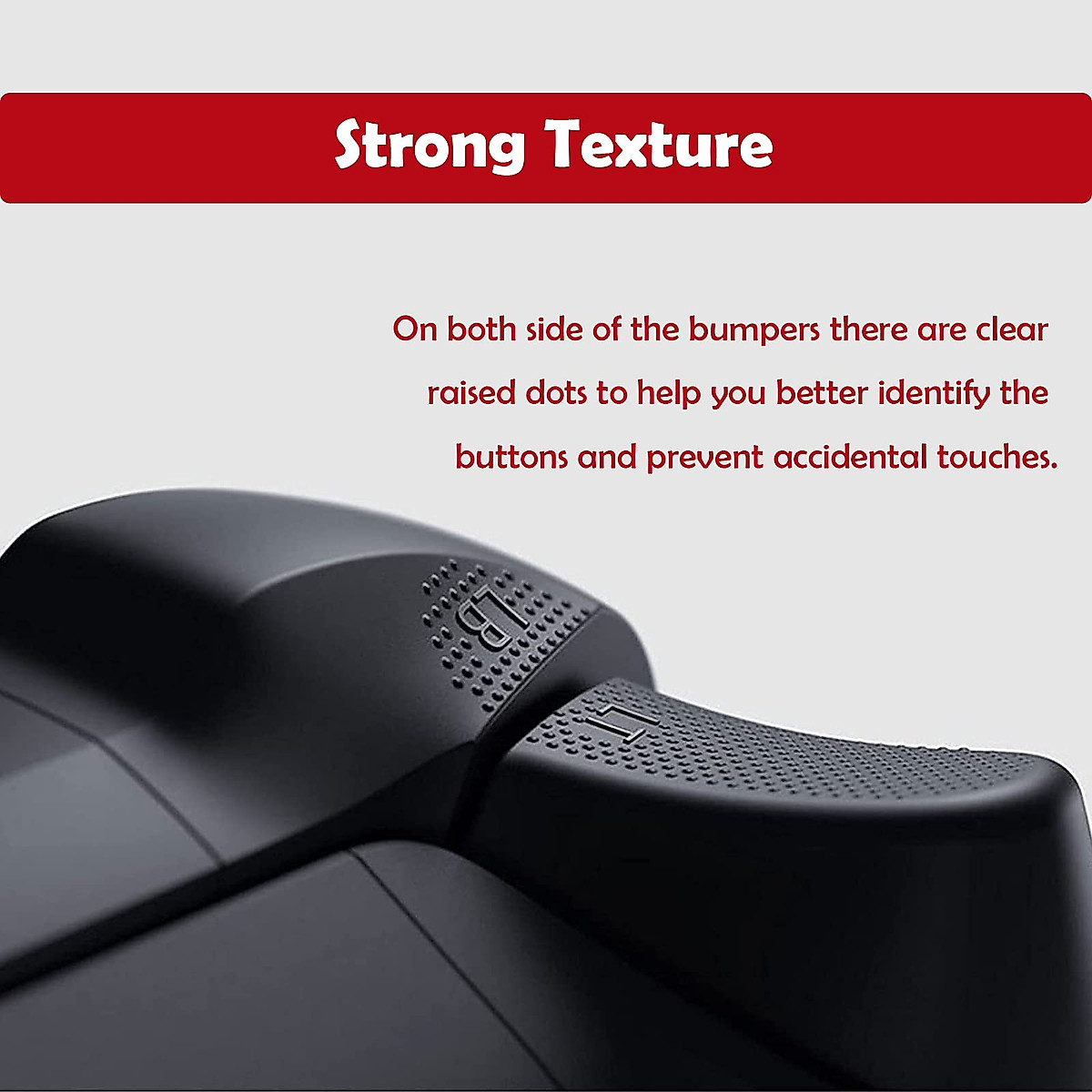 EMiEN Black LT RT Triggers Buttons LB RB Bumpers Replacement Compatible With Xbox Series X Series S Controller, T6 T8 Screwdriver Spudger Prying Repair Tool Kits