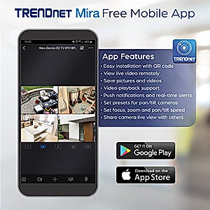 TRENDnet Indoor/Outdoor 4MP H.265 120dB WDR PoE Dome Network Camera,TV-IP1315PI, IP67 Weather Rated Housing, Smart Covert IR Night Vision up to 30m (98 ft.), microSD Card Slot