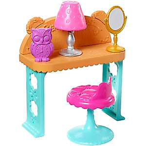 Mattel Enchantimals Sleepover Bedroom Playset – Bren Bear doll (6-in) and Snore Animal Figure