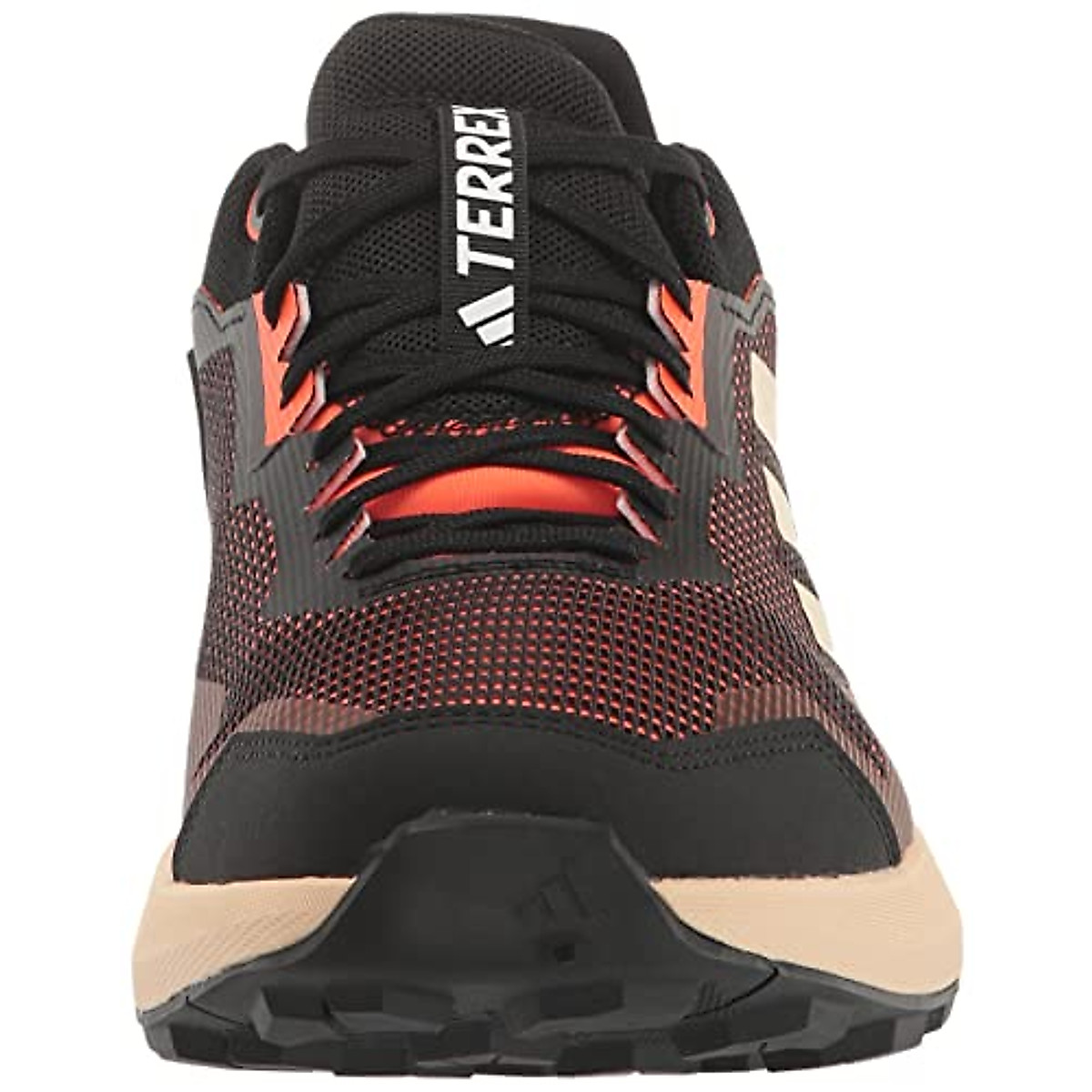 adidas Men's Terrex Trailrider Trail Running Shoe, Impact Orange/White/Black, 10