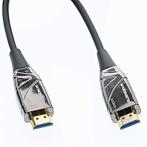 Monster, Inc. HDMI700HD4M Ultra HD High Speed HDMI Cable, Platinum, 15 feet