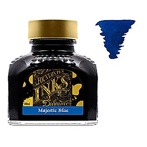 Diamine - 80ml Fountain Pen Primary Colour Ink Set - Oxblood & Majestic Blue & Sherwood Green