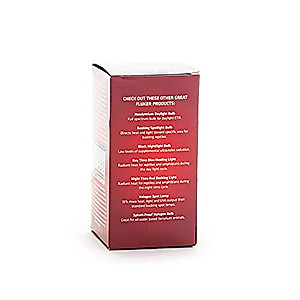 Fluker's Red Heat Bulbs for Reptiles 1 Count (Pack of 1) Black