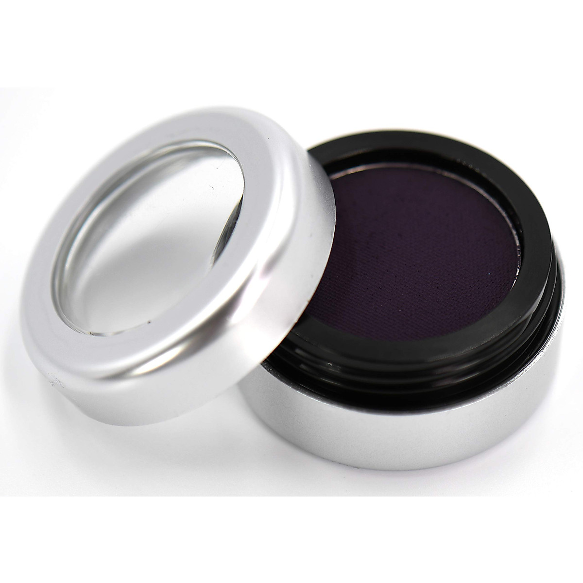 Pure Ziva Matte Violet Eggplant Satin Lavender Deep Purple Cake Eyeliner & Pressed Eyeshadow, Water Activated Powder; Gluten & Cruelty Free