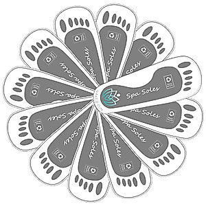 100 Pair Grey Disposable Adhesive Spray Tan Feet Protector Pads for Sunless Airbrush Tanning