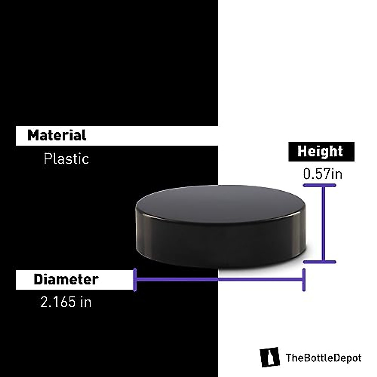 The Bottle Depot - 24 Pack - 2 oz Glass Jars with Black Lids - Green - 53-400 Neck Finish - UV Rays Protection