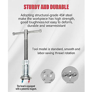 YAKEFLY 24Pieces Brake Caliper Tool,Universal Disc Brake Caliper Wind Back Tool and Piston Compression Sets,Heavy Duty Brake Caliper Compression Tool Caliper Piston Tool (Red)