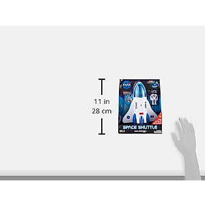 Daron NASA Space Adventure Series: Space Shuttle with Lights & Sounds & Figure, Approx 9" X 7", Medium