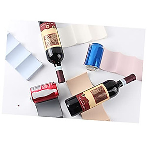 Cabilock Drink Dispensers Storage Shelves Plastic Soda Can Dispenser Silicone Wine Stacker Beer Rack Soda Can Dispenser for Refrigerator Plastic Wine Racks Stackable Storage Rack Organizer