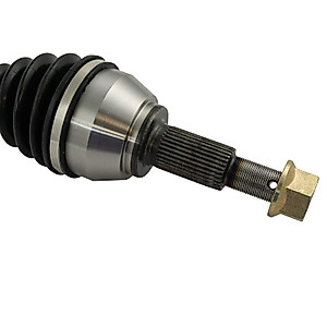 TRQ Front Left CV Axle Shaft Assembly Drivers Side Compatible with 2013-2018 Nissan Altima