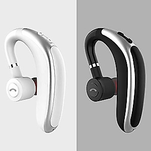Wireless Earbuds,Bluetooth 5.0 Wireless Headset Ear-Mounted Noise Cancelling Deep Bass Stereo Earphone with High Power Long Standby Headphone for Phone Black One Size