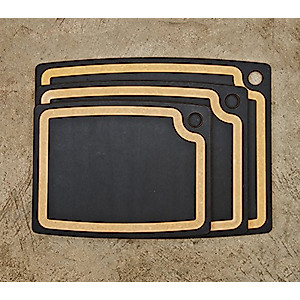 Epicurean Gourmet Series Cutting Board with Juice Groove, 17.5-Inch by 13-Inch, Slate/Natural