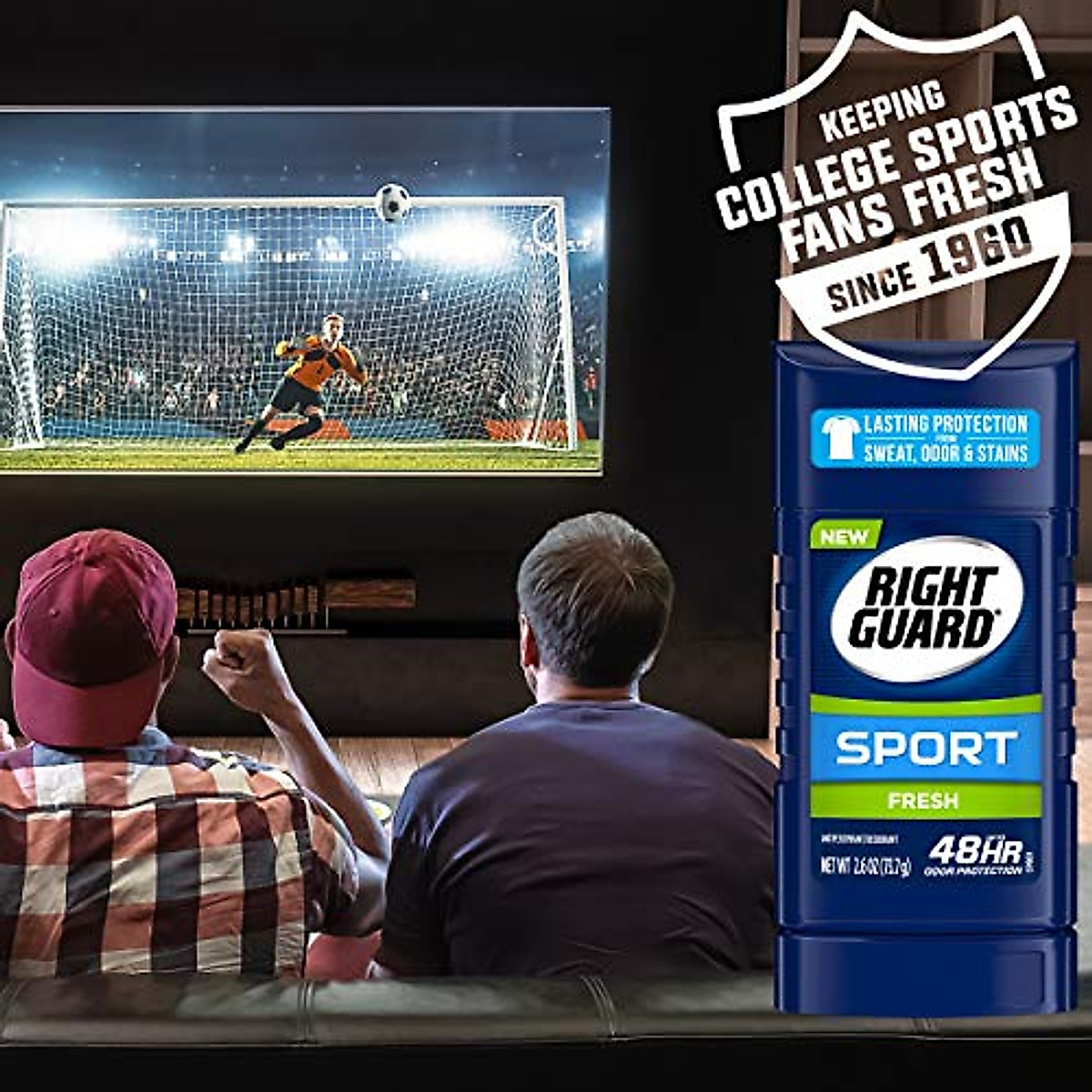 Right Guard Sport Invisible Solid, Fresh, 2.6 Ounce