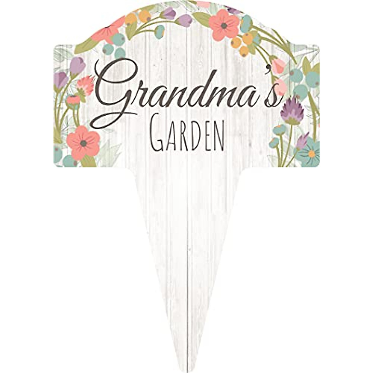 MRC Wood Products Personalized Mother's Day Floral Print Aluminum Garden or Yard Sign 10x14