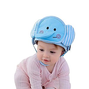 Baby Safety Helmet Head Protection Toddler Kids Adjustable Soft Headguard for Walking Crawling