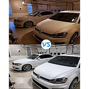 suyncyi 2-Pack Garage Light, 200W LED Garage Lights with 7+1 Multi-Position Panels,20000LM 6500K E26/E27 Deformable LED Garage Ceiling Light Shop Lights for Garage, Workshop, Basement,Warehouse