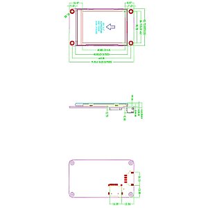 Ferwooh English Nextion Enhanced 2.4'' HMI USART UART Serial TFT Touch Display Module Screen Panel (NX3224K024)