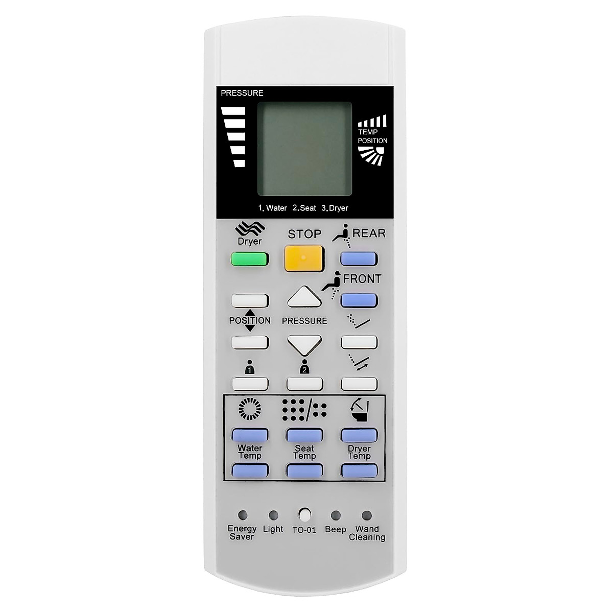 Replacement Remote Control for TOTO THU9489 Toilets and Bidets,Washlet S350E