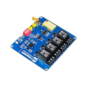 GatePi 4 Channel - LoRa Based Relay Board 4 Channel Relay with LoRa Module Based on Raspberry Pi 2040 Smart Data Transmission LoRa Module, Transmission up to 5 KM (915MHz)