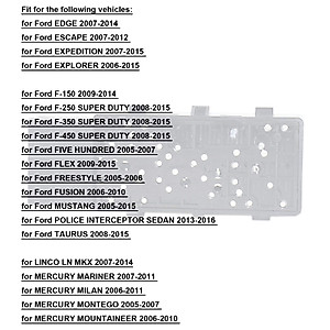 MOCW 6 Way Power Seat Adjust Switch Compatible with 2005-2015 Edge Escape Expedition Explorer Flex F150 F250 F350 F450 MKX Power Seat Switch Replace OE # PSW5, 9L3Z14A701A, 5F9T-14B709-AA, SW7258