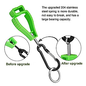 NANHONG 16 Pieces glove clips for work Glove Holder Clip, Construction Worker for Glasses Helmets Glove Grabber Clip