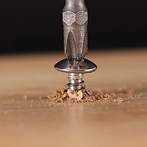 #4 x 1/4" Wood Screw 100Pcs Truss Head Phillips 18-8 (304) Stainless Steel Fast Self Tapping Screws by SG TZH