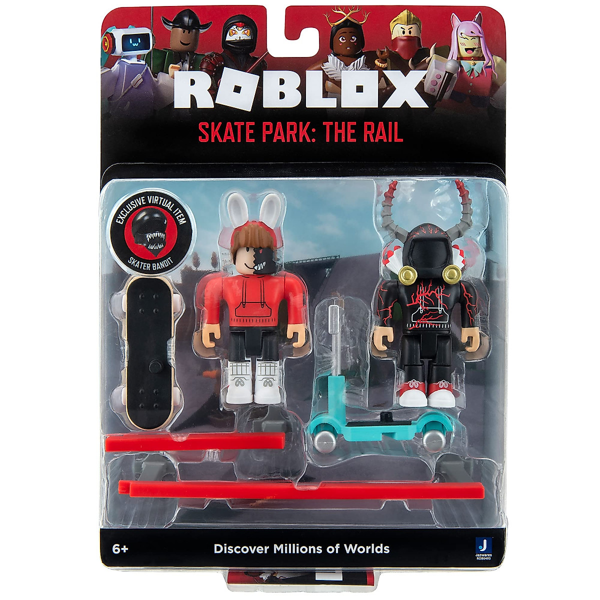 Roblox Action Collection - Skate Park: The Rail Game Pack [Includes Exclusive Virtual Item]