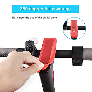 TOMALL Waterproof Silicone Protective Cover Case Central Control Panel Dust Proof Protective Shell Compatible for Xiaomi Mijia M365/M365 Pro Electric Scooter