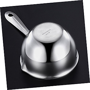 RORPOIR Stainless Steel Boiler Pot for Melting Butter Chocolate and Cheese Versatile Kitchen Oil Heating Bowl with Strainer and Frying Basket for Efficient Cooking and Oil Filtering