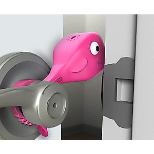 SAFELSAM Stop Door Slams – Prevent Hand Injuries – Always On Door Ready to Protect – Safe and Quiet Doors – Kids Love Design - Baby & Child Proof - Pets Too – Easy to Install – No Tools Required