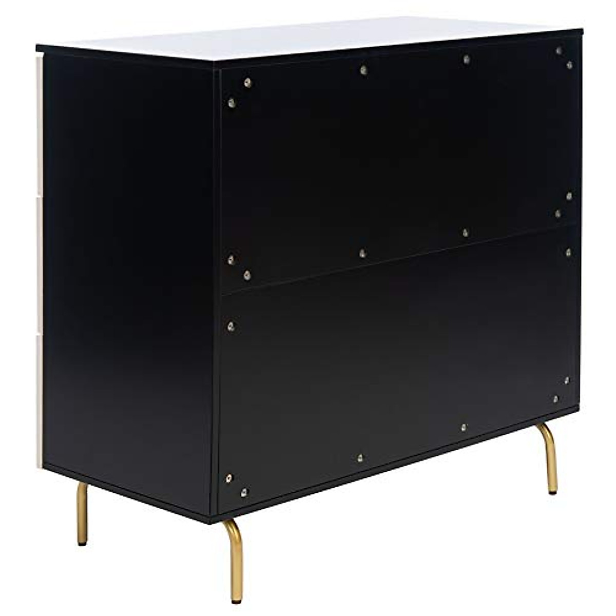 Safavieh Home Genevieve Black Modern 3-drawer Dresser