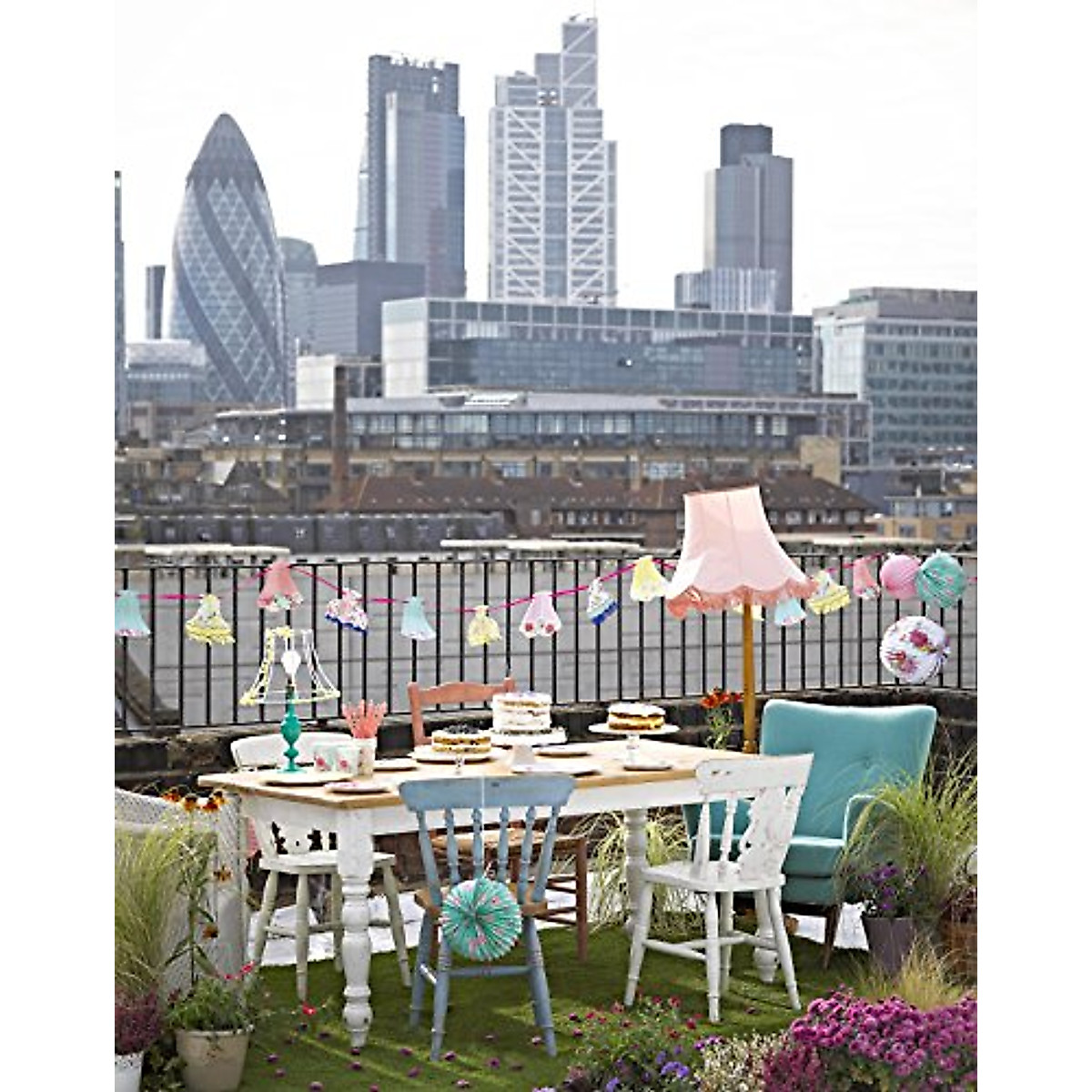 Talking Tables Truly Scrumptious Disposable Plates, 12 count, 6.5 inches for Tea Party or Birthday